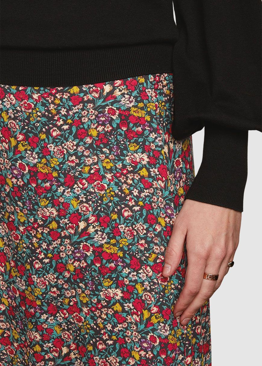 King Louie Juno Midi Skirt Meadow bei greenality