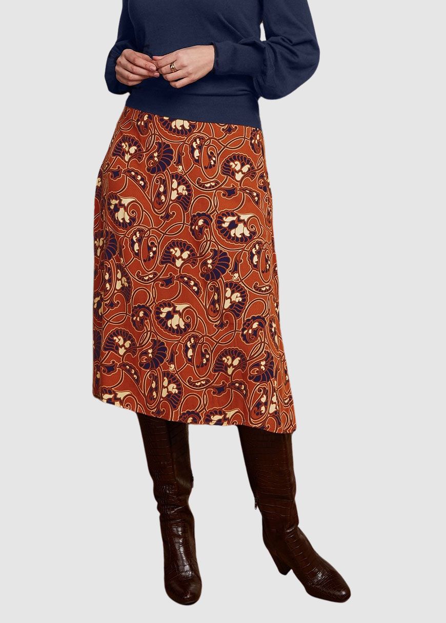 King Louie Juno Midi Skirt Cecilia bei greenality